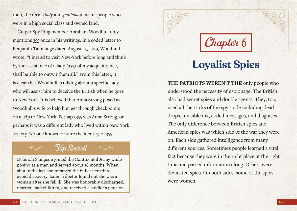 Spies in the American Revolution for Kids – The Gift Shops of the Old ...