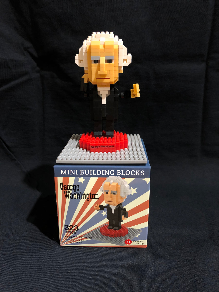George Washington-Mini Building Blocks – The Gift Shops of the Old ...